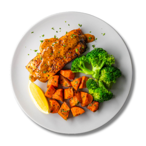 Honey Mustard Salmon Low Carb – OTR Meals