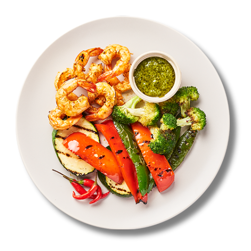 Chimichurri Shrimp Low Carb – OTR Meals